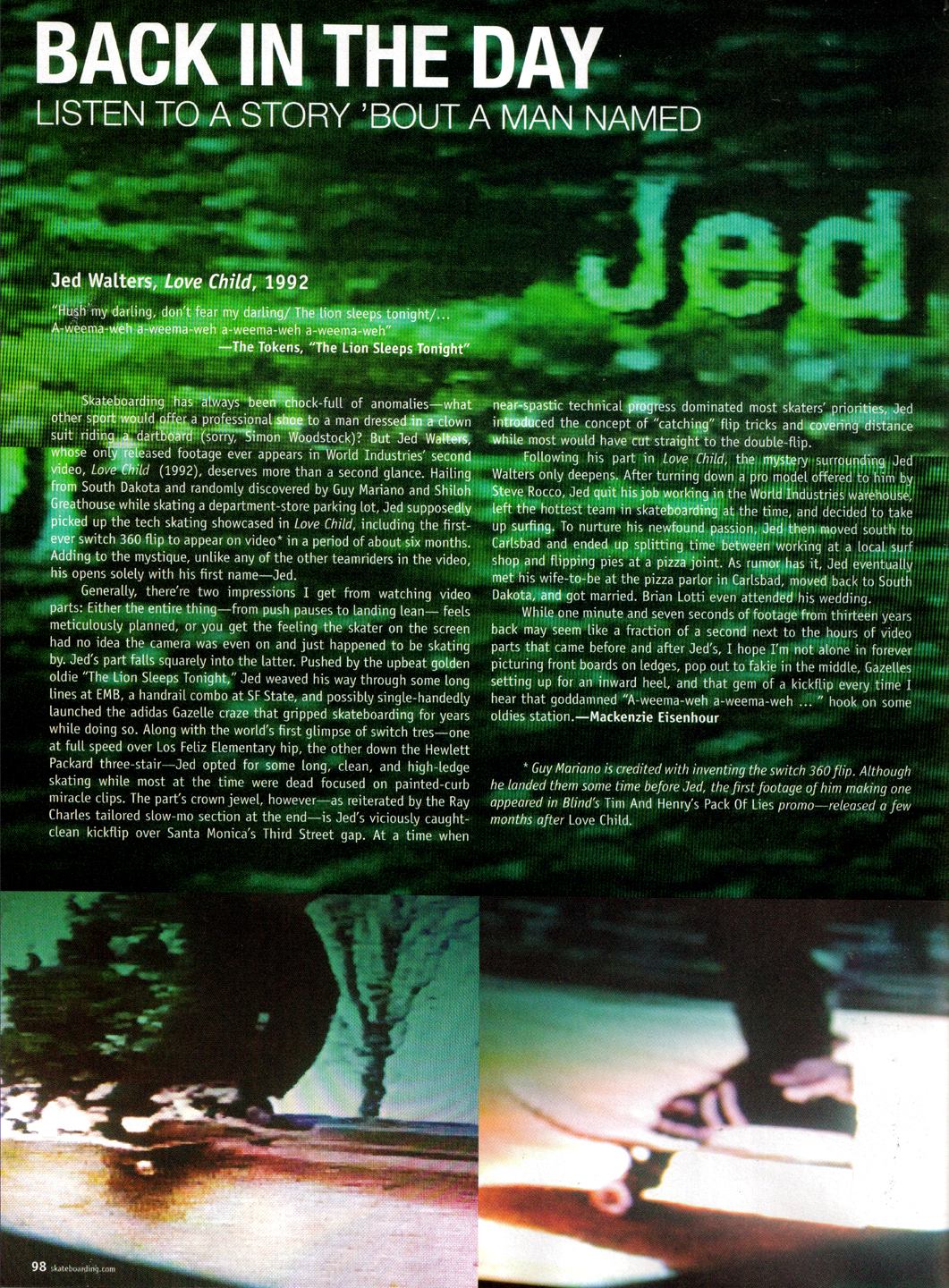 Who Invented the Switch 360 Flip? - Skateboarding