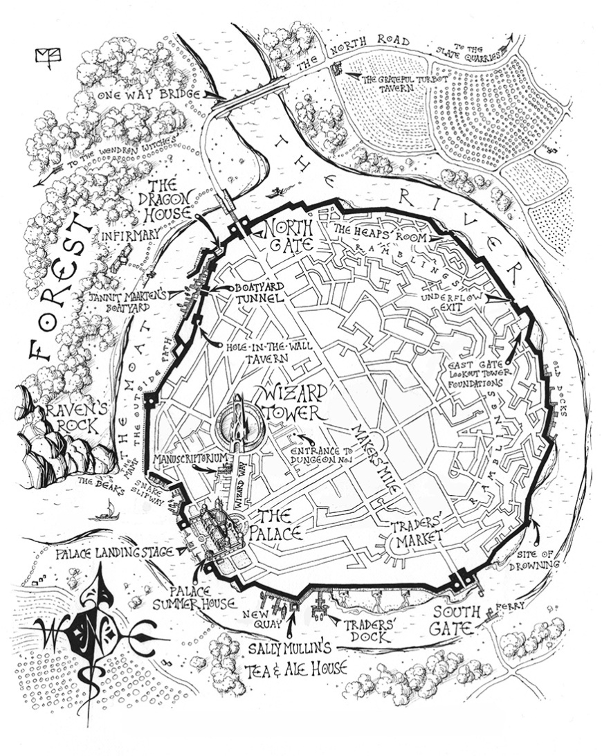 Map of the Castle by Mark Zug : r/imaginarymaps